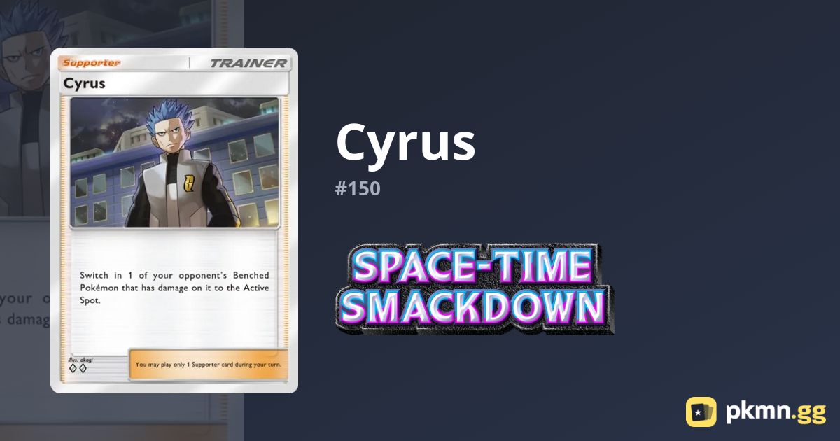Cyrus 150 Space-Time Smackdown | pkmn.gg
