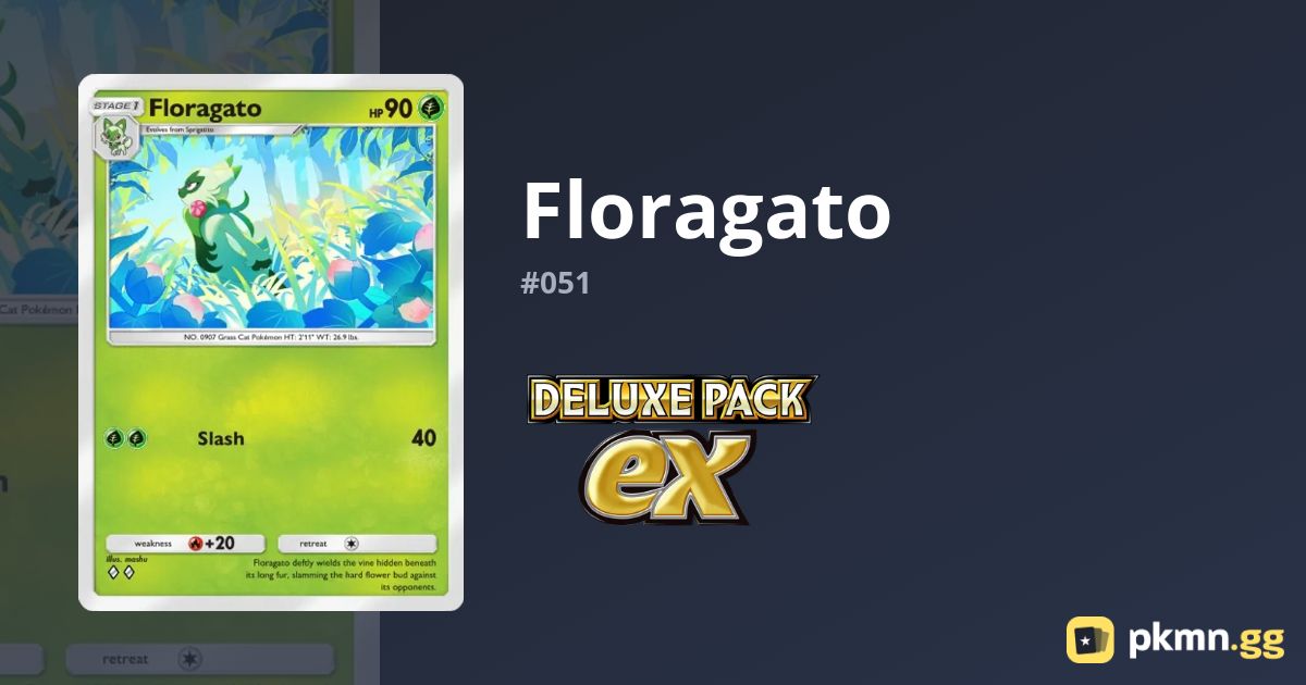 Floragato 051 Deluxe Pack ex | pkmn.gg