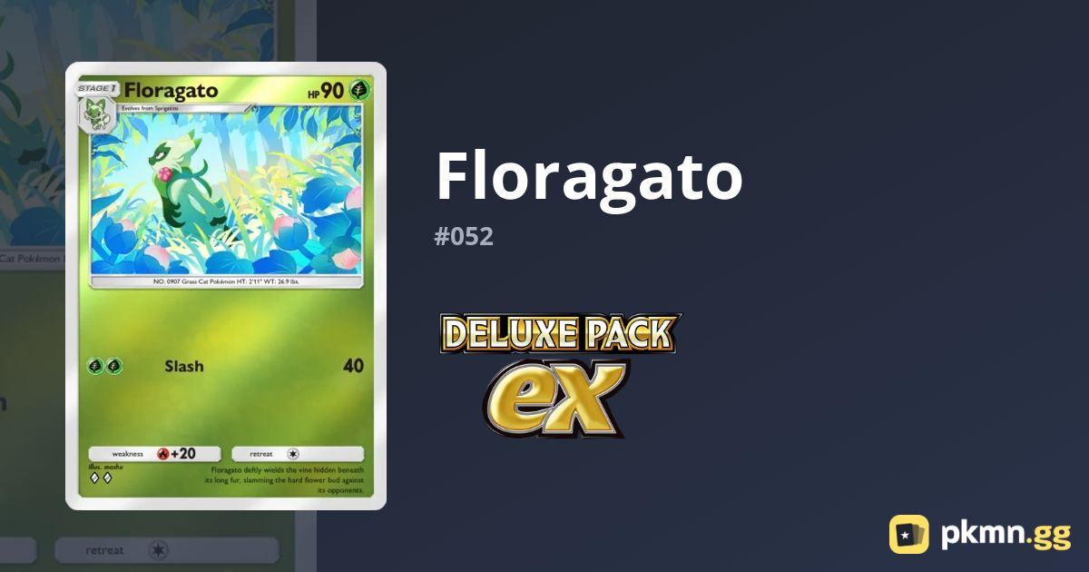 Floragato 052 Deluxe Pack ex | pkmn.gg
