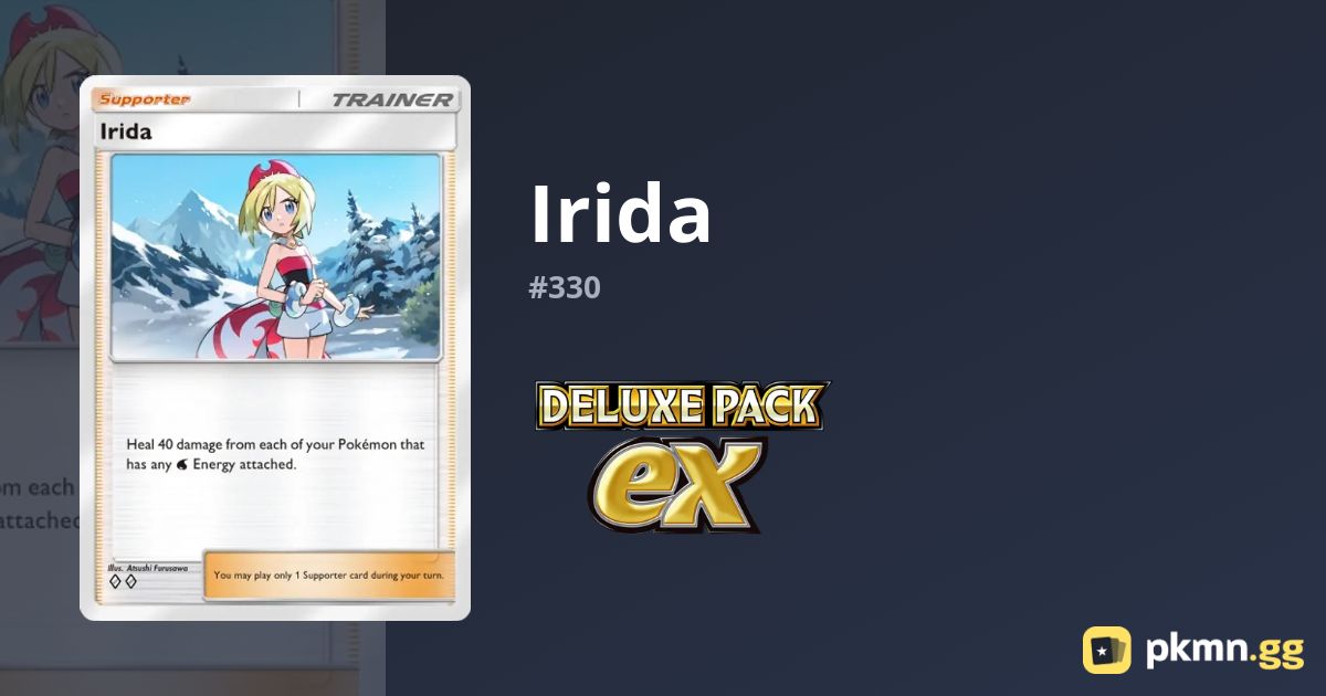 Irida 330 Deluxe Pack ex | pkmn.gg