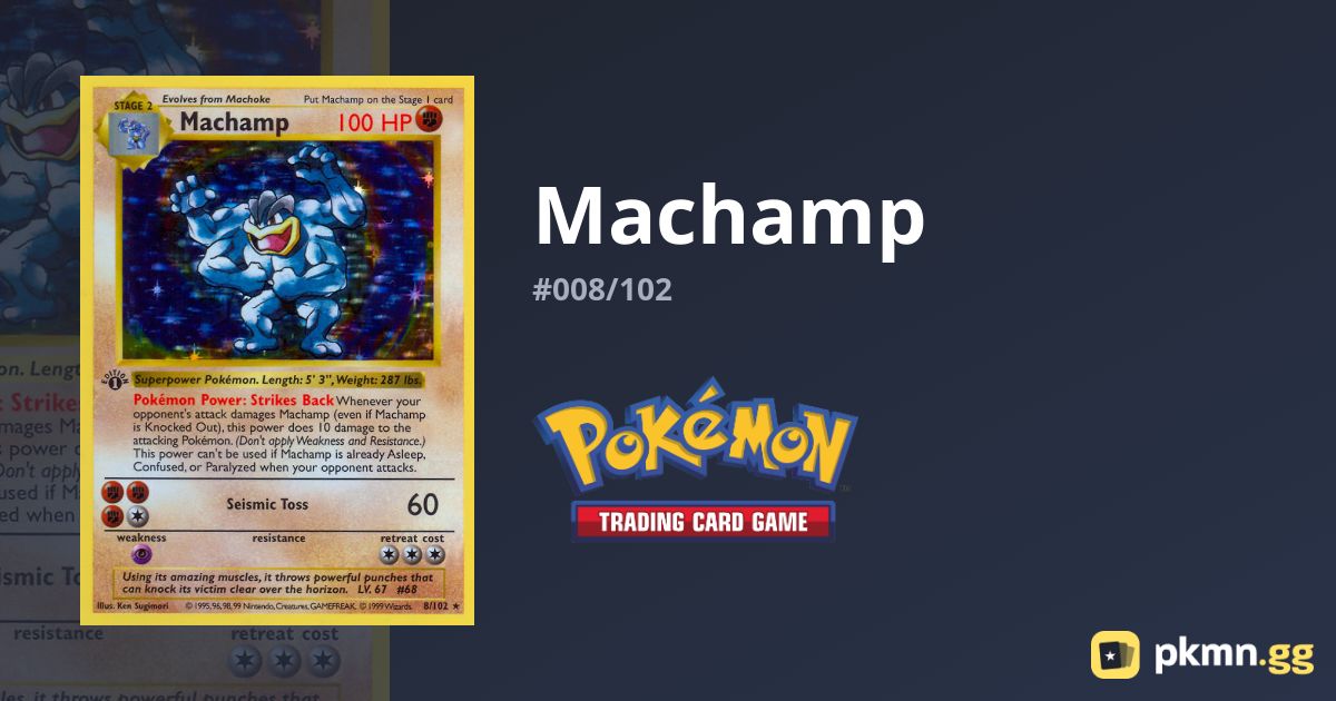 Machamp #008/102 Base | pkmn.gg