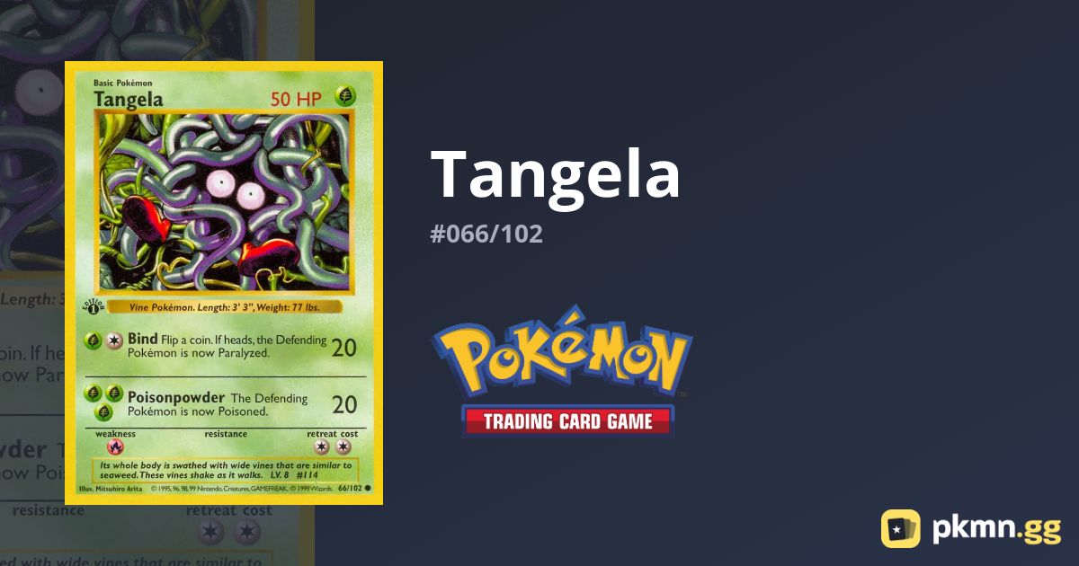 Tangela #066/102 Base | pkmn.gg