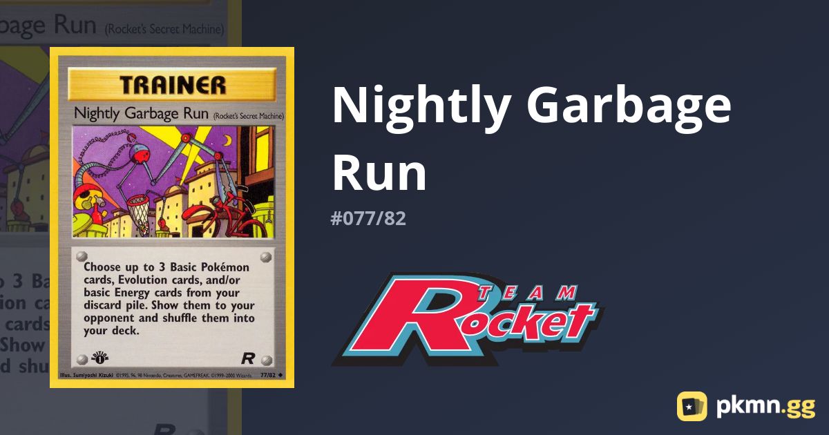 Nightly Garbage Run #077/82 Team Rocket | pkmn.gg