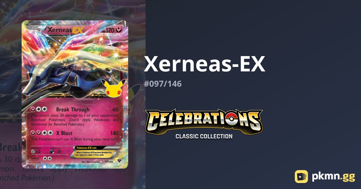 Xerneas-EX #097/146 Celebrations: Classic Collection | pkmn.gg