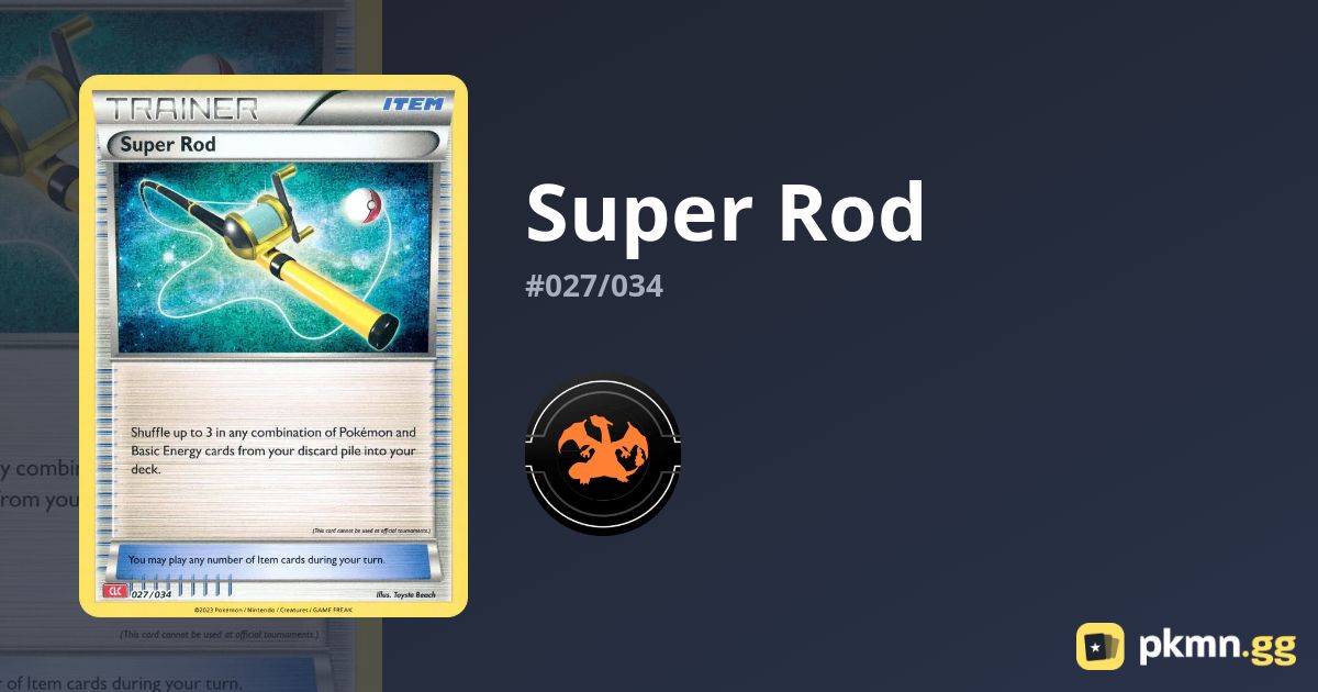 Super Rod #027/034 Pokémon TCG Classic - Charizard | pkmn.gg