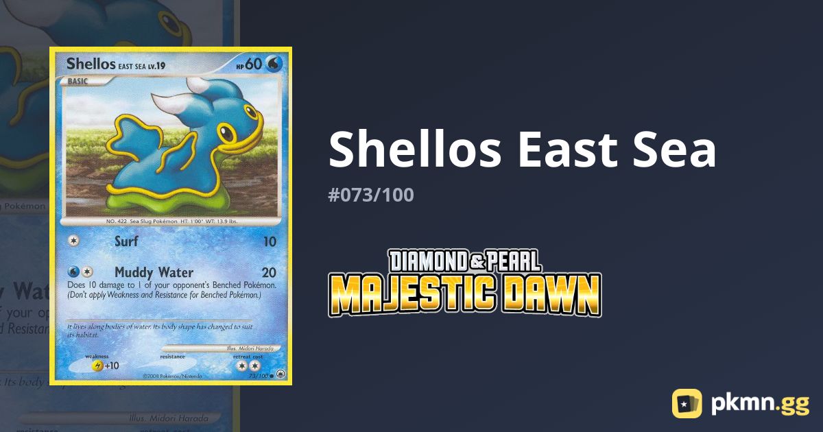 Shellos East Sea #073/100 Majestic Dawn | pkmn.gg