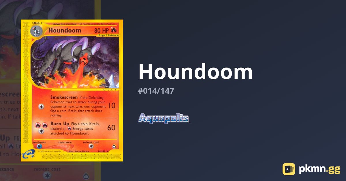 Houndoom #014/147 Aquapolis | pkmn.gg