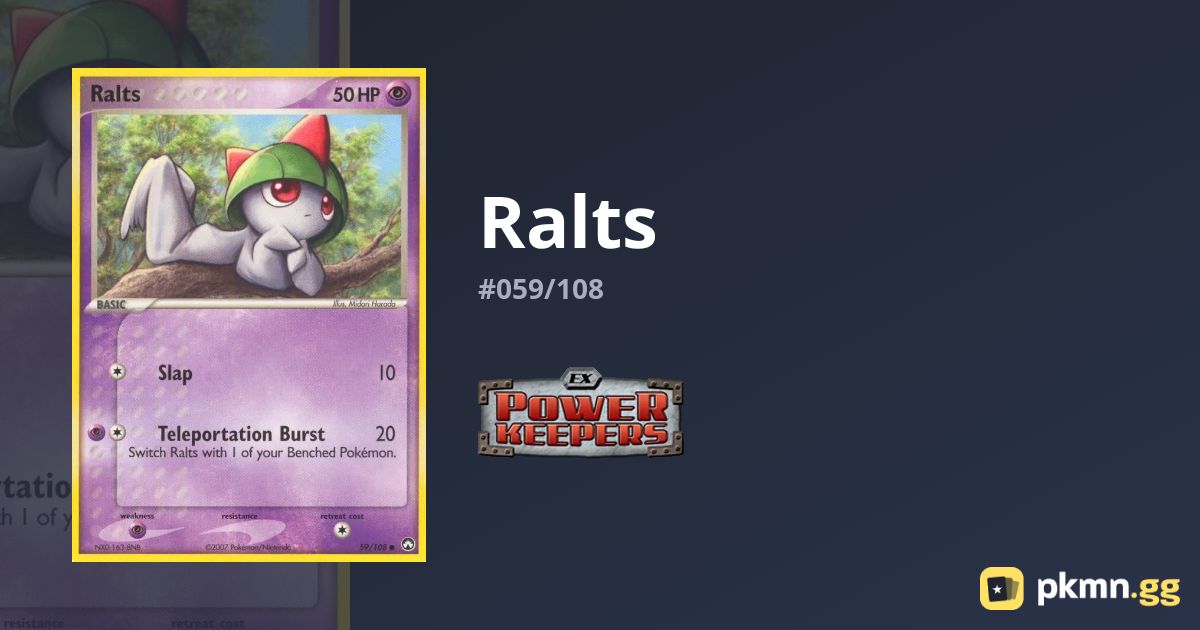 Ralts #059/108 Power Keepers | pkmn.gg