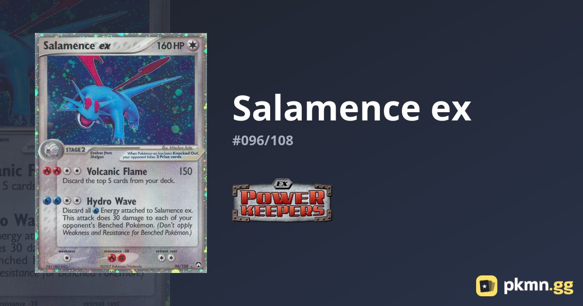 Salamence ex #096/108 Power Keepers | pkmn.gg