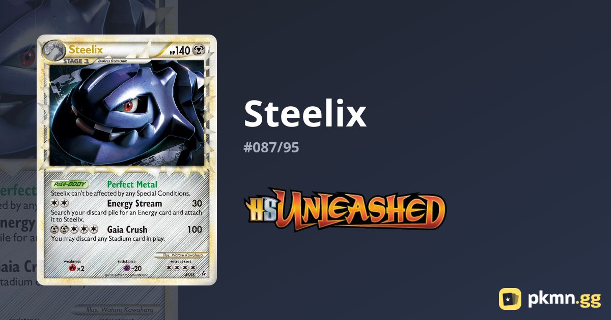 Steelix #087/95 HS—Unleashed | pkmn.gg