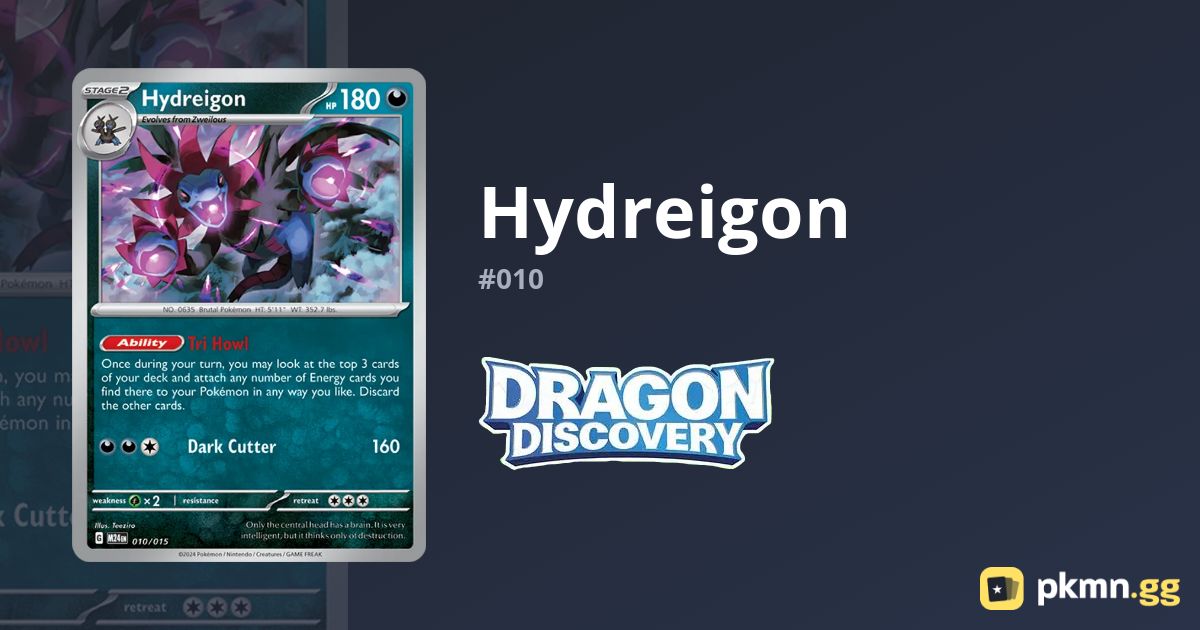 Hydreigon 010 McDonald's Collection 2025 | pkmn.gg