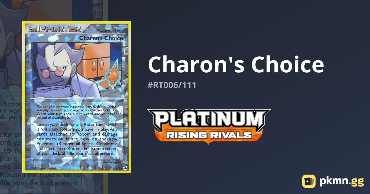 Charon's Choice #RT006/111 Rising Rivals | pkmn.gg