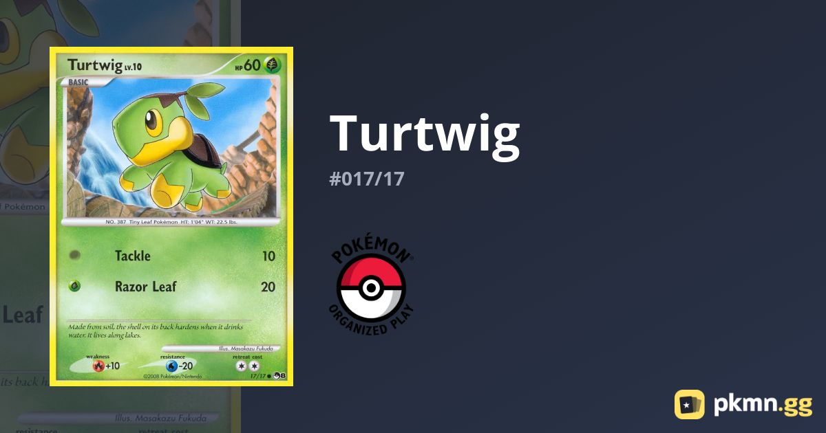 Turtwig #017/17 POP Series 8 | pkmn.gg