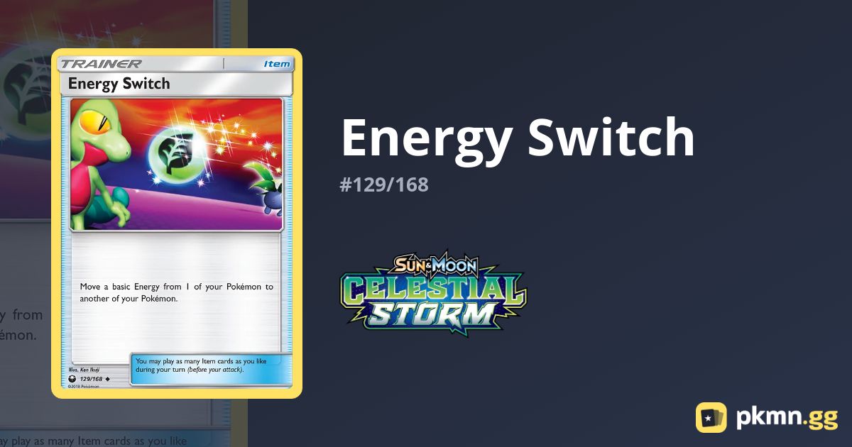 Energy Switch #129/168 Celestial Storm | pkmn.gg