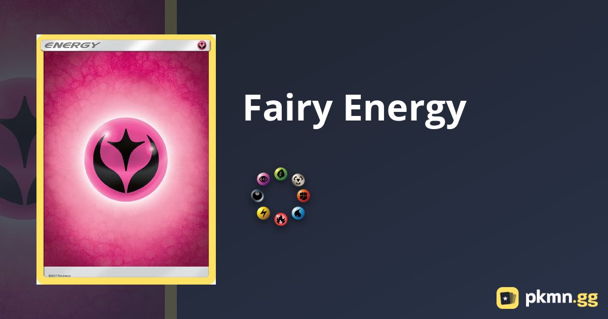 Fairy Energy Sun & Moon: Energy (2017) | pkmn.gg