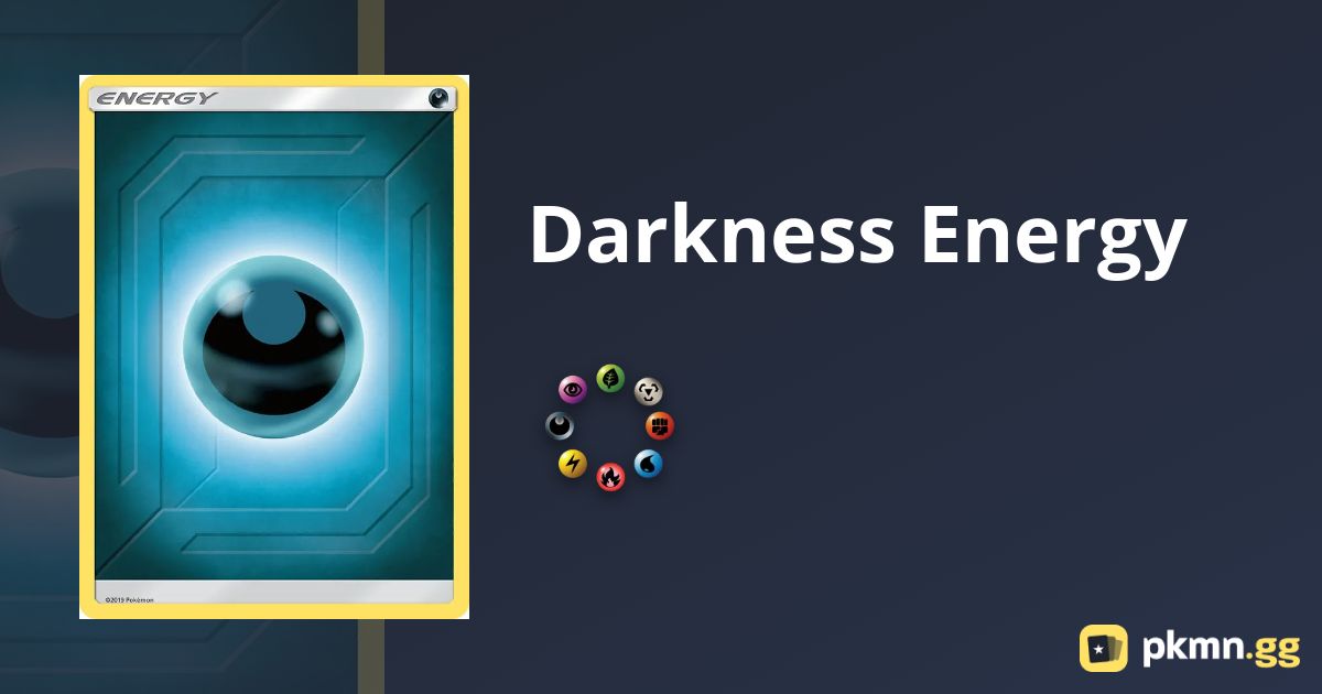 Darkness Energy Sun & Moon: Energy (2019) | pkmn.gg