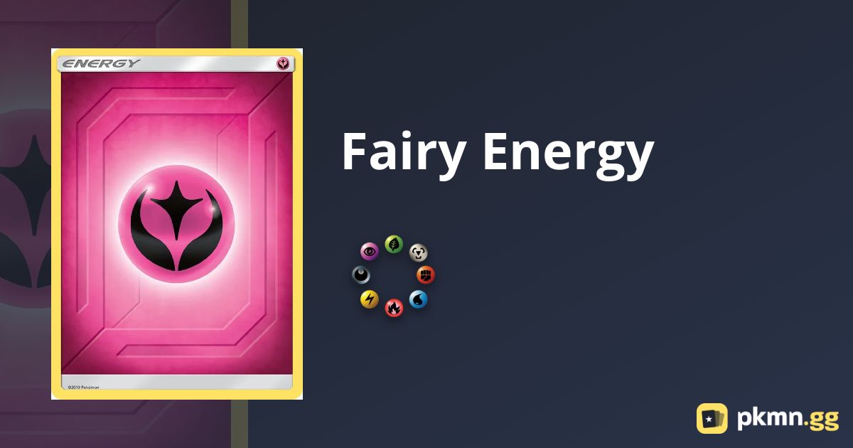 Fairy Energy Sun & Moon: Energy (2019) | pkmn.gg