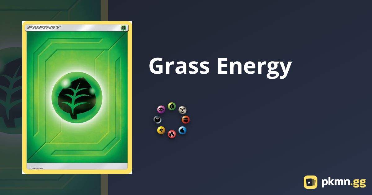 Grass Energy Sun & Moon: Energy (2019) | pkmn.gg