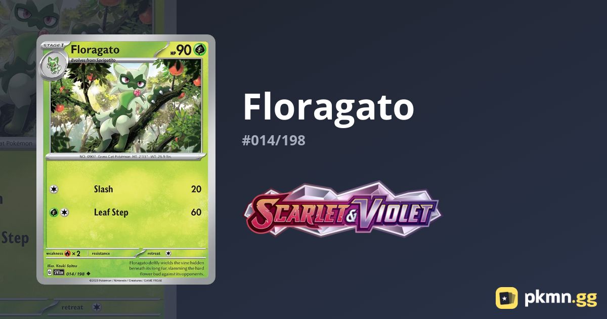 Floragato #014/198 Scarlet & Violet | pkmn.gg