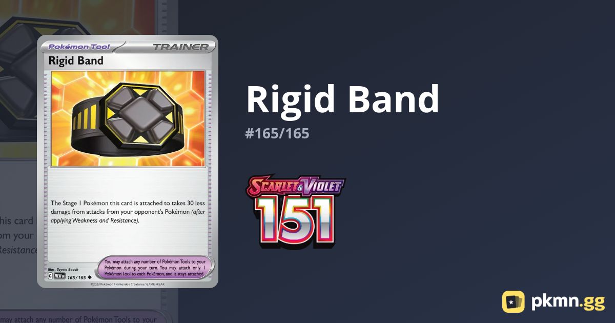 Rigid Band #165/165 151 | pkmn.gg