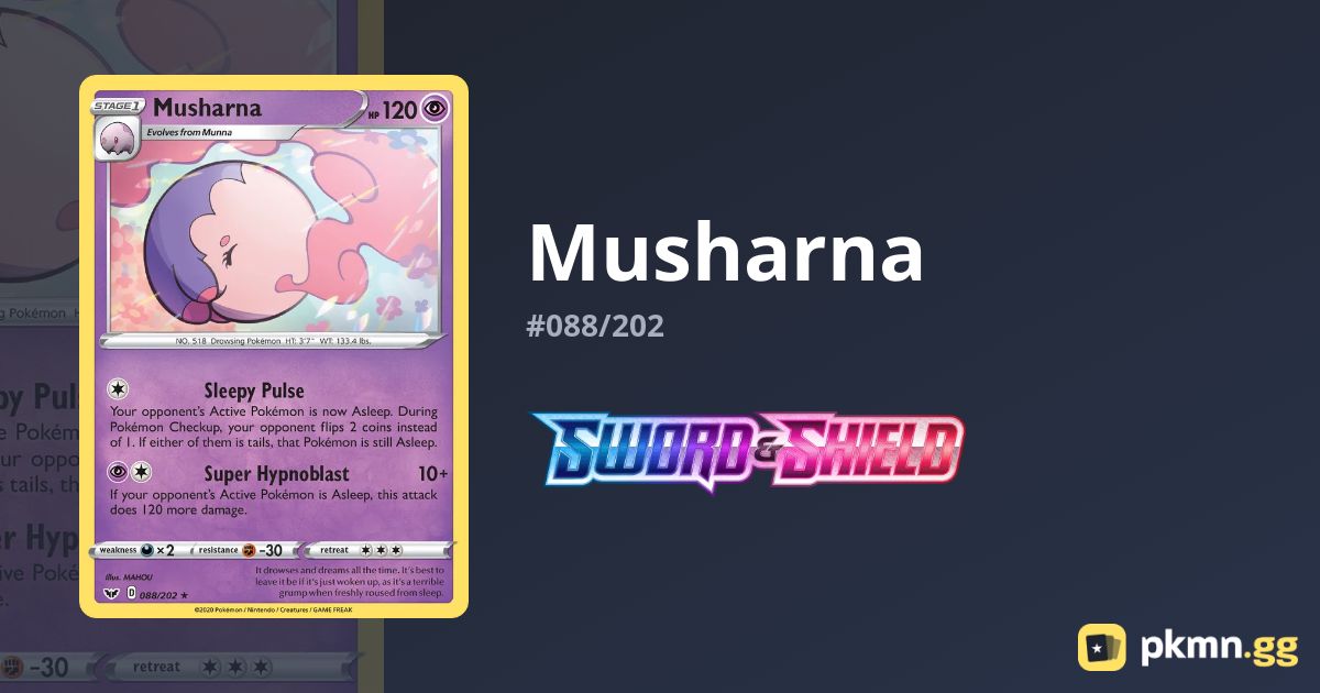 Musharna #088/202 Sword & Shield | pkmn.gg