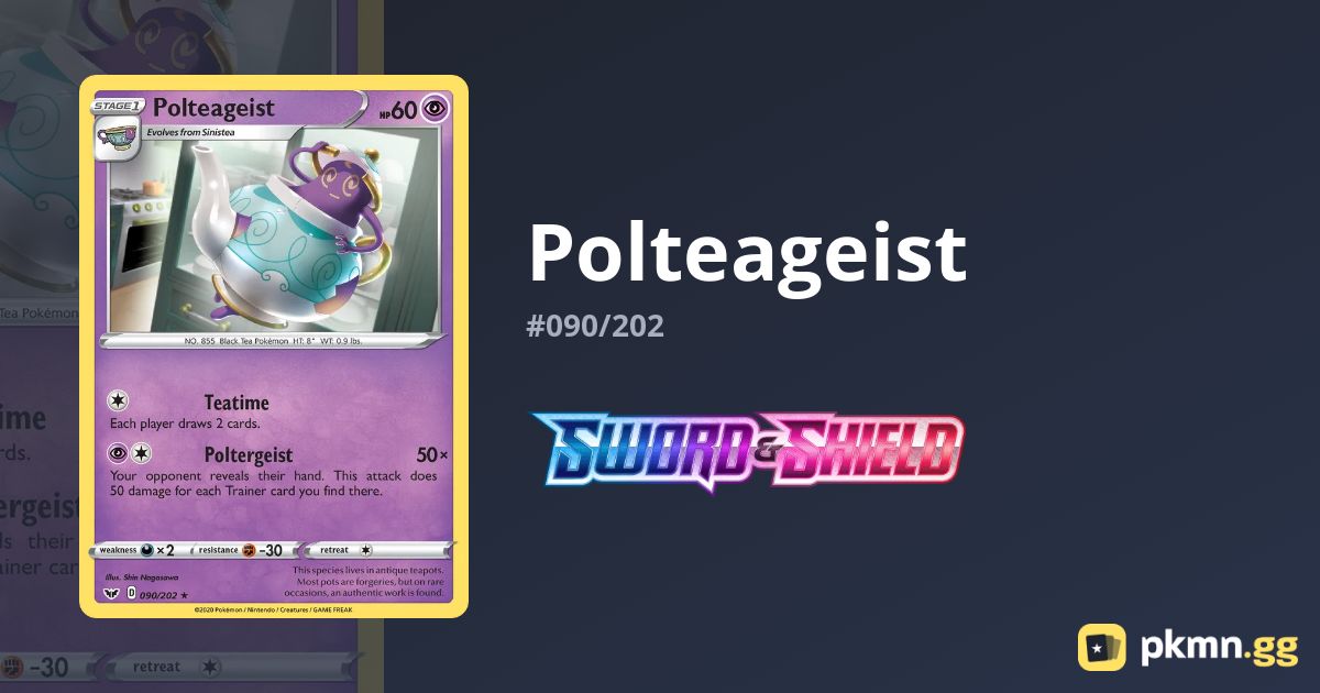 Polteageist #090/202 Sword & Shield | pkmn.gg