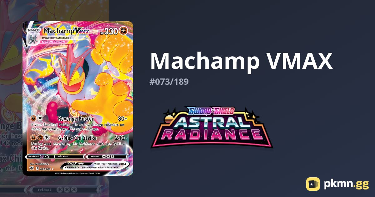 Machamp VMAX #073/189 Astral Radiance | pkmn.gg