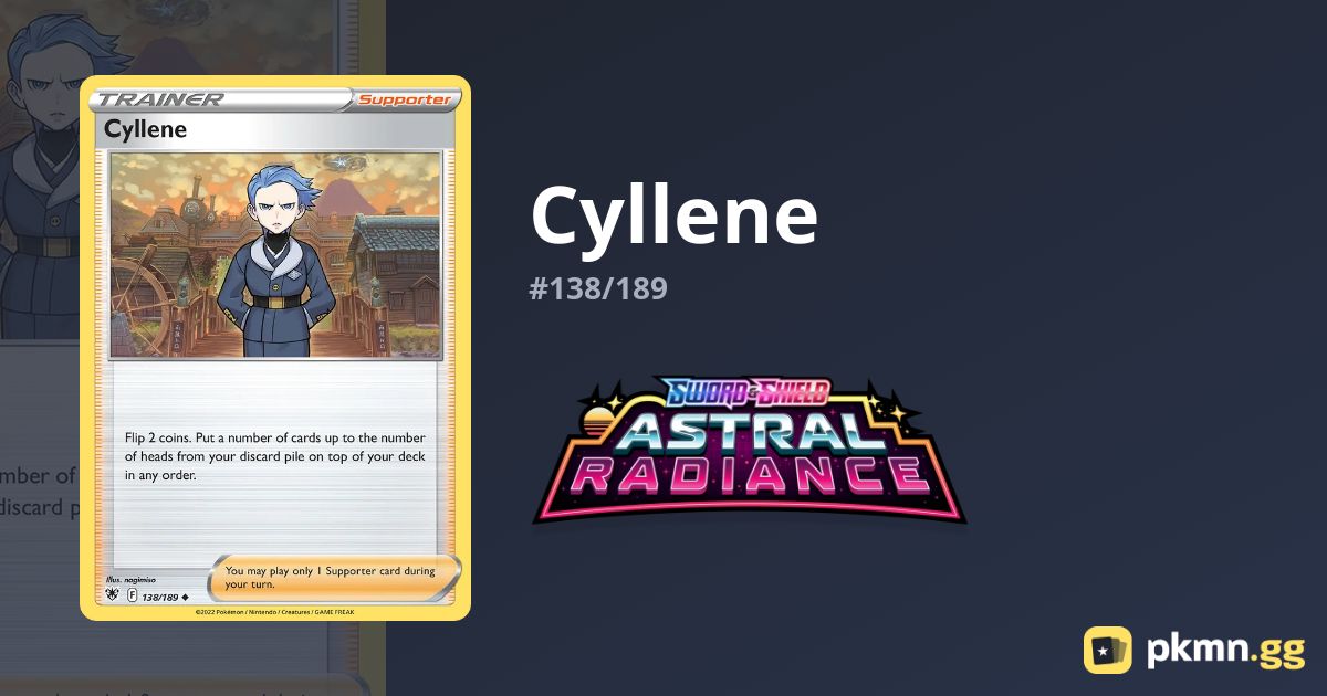 Cyllene #138/189 Astral Radiance | pkmn.gg