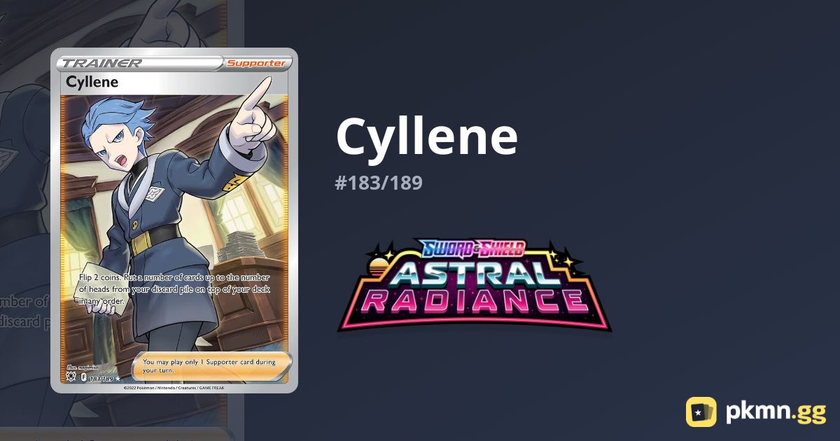 Cyllene #183/189 Astral Radiance | pkmn.gg