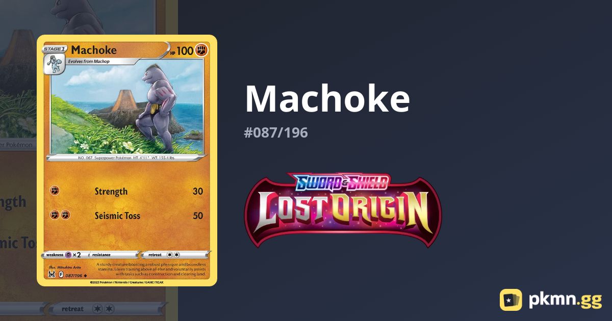 Machoke #087/196 Lost Origin | pkmn.gg