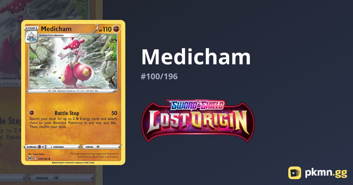 Medicham #100/196 Lost Origin | pkmn.gg