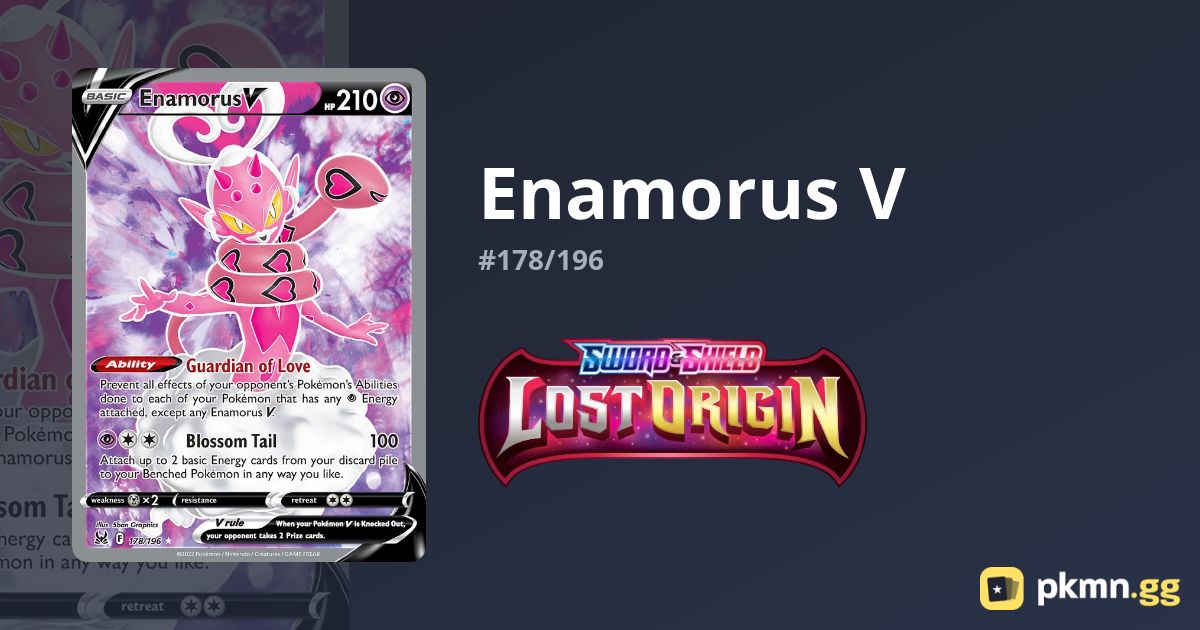 Enamorus V #178/196 Lost Origin | pkmn.gg
