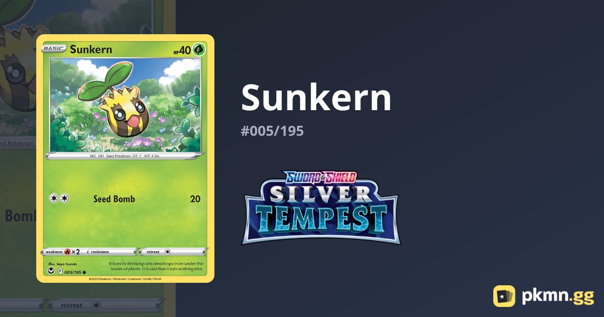 Sunkern #005/195 Silver Tempest | pkmn.gg