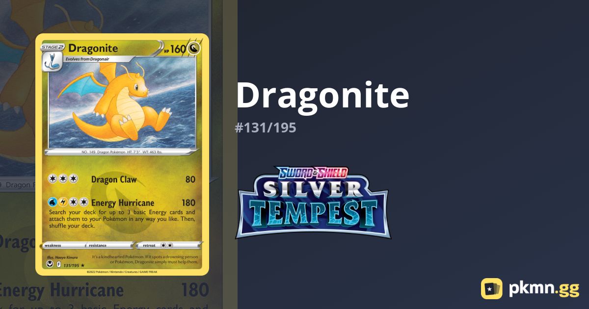 Dragonite #131/195 Silver Tempest | pkmn.gg