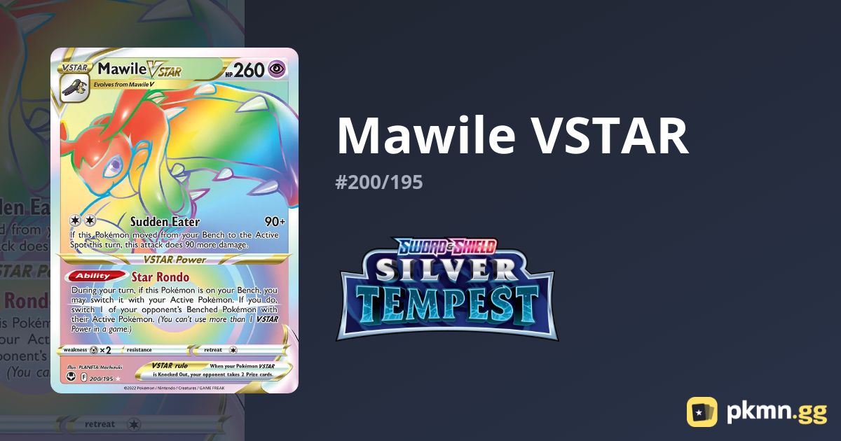 Mawile VSTAR #200/195 Silver Tempest | pkmn.gg