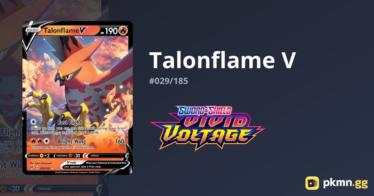 Talonflame V #029/185 Vivid Voltage | pkmn.gg