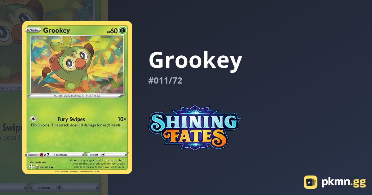 Grookey #011/72 Shining Fates | pkmn.gg