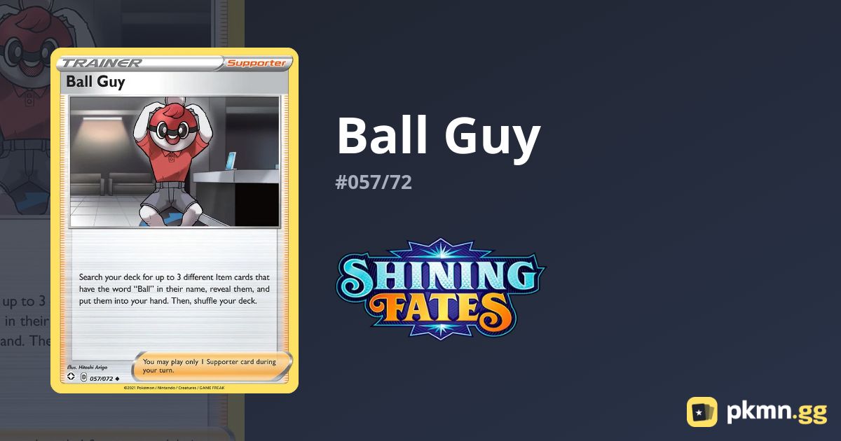 Ball Guy #057/72 Shining Fates | pkmn.gg
