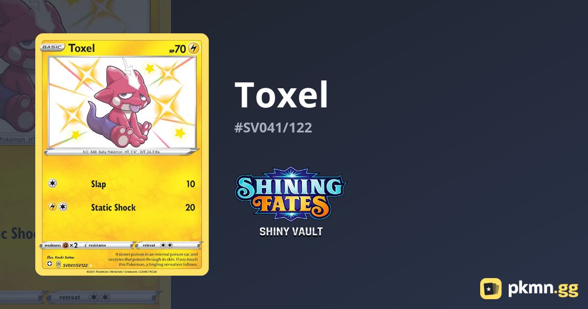 Toxel #SV041/122 Shiny Vault | pkmn.gg