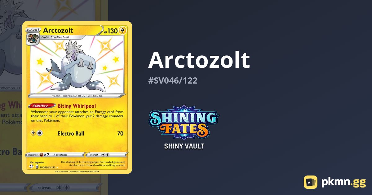 Arctozolt #SV046/122 Shiny Vault | pkmn.gg