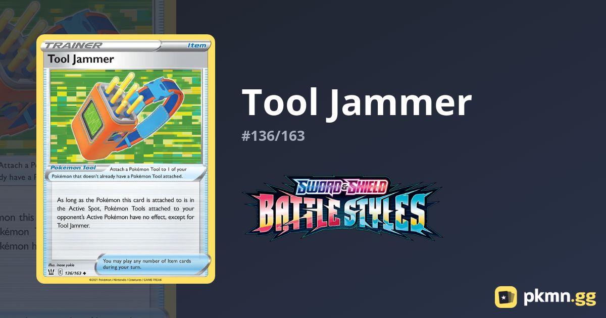 Tool Jammer #136/163 Battle Styles | pkmn.gg