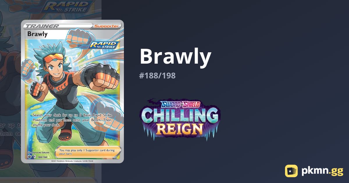 Brawly #188/198 Chilling Reign | pkmn.gg