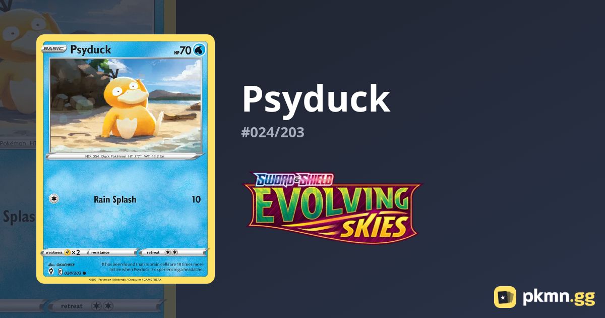 Psyduck #024/203 Evolving Skies | pkmn.gg