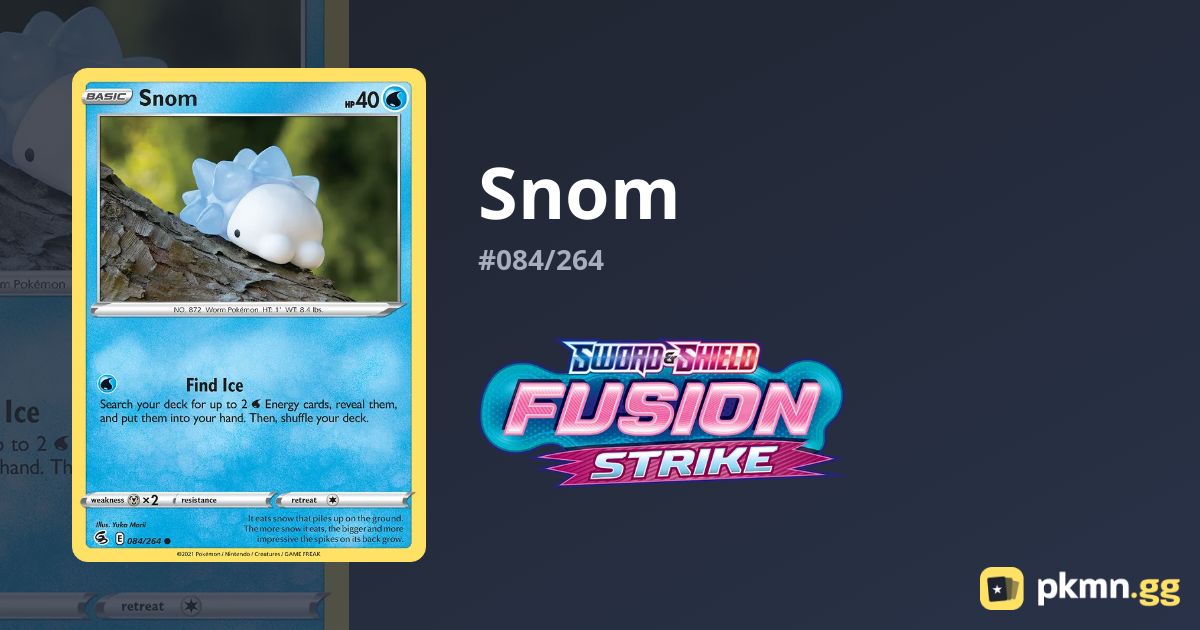 Snom #084/264 Fusion Strike | pkmn.gg