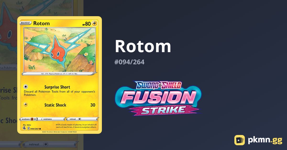 Rotom #094/264 Fusion Strike | pkmn.gg
