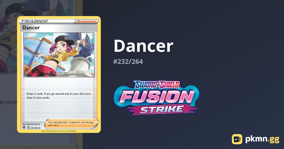 Dancer #232/264 Fusion Strike | pkmn.gg