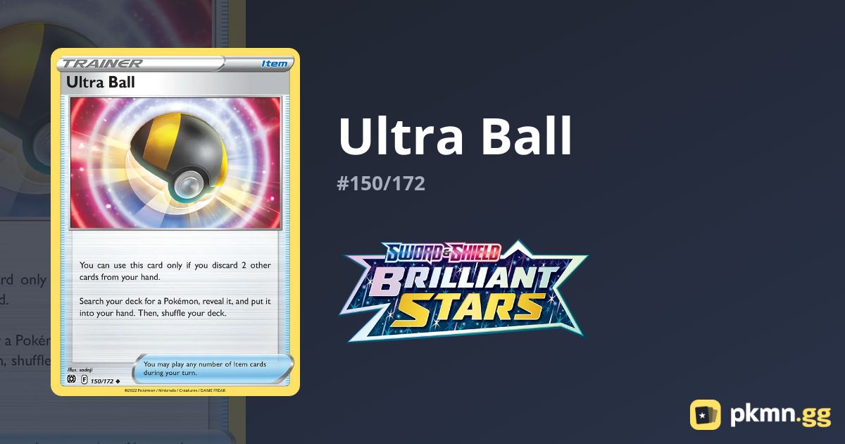 Ultra Ball #150/172 Brilliant Stars | pkmn.gg