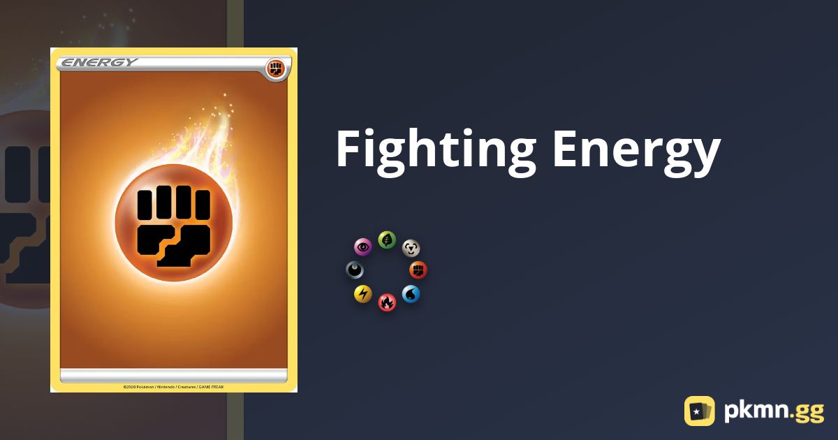 Fighting Energy Sword & Shield: Energy (2020) | pkmn.gg