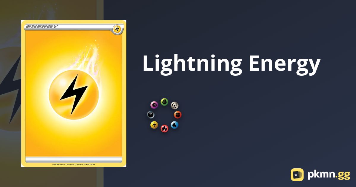 Lightning Energy Sword & Shield: Energy (2020) | pkmn.gg