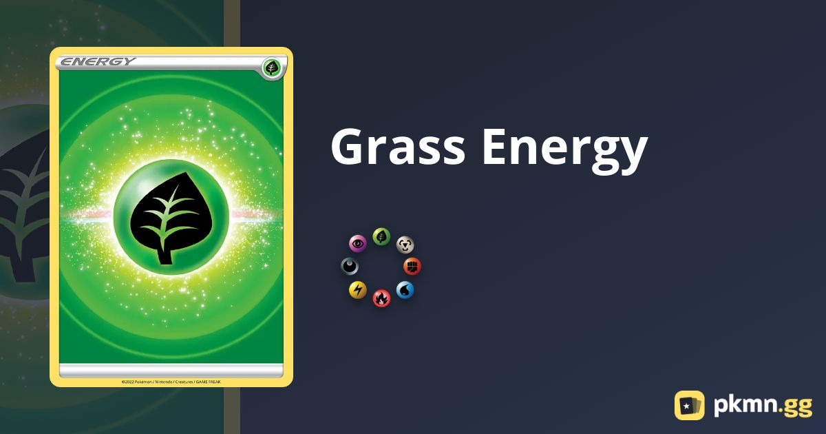 Grass Energy Sword & Shield: Energy (2022) | pkmn.gg